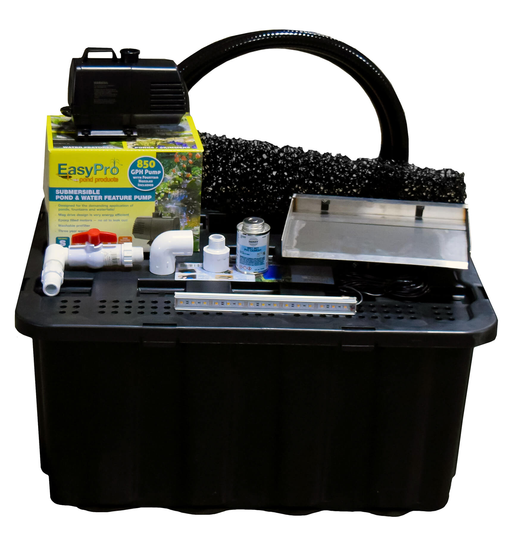 EasyPro Vianti Falls™ 11.5″ Waterfall Spillway Kit With Blue Light | TPS